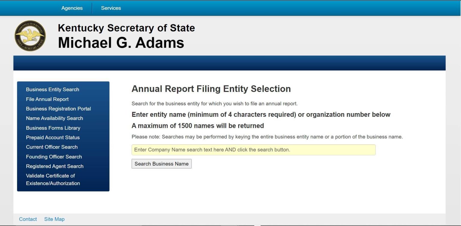 Kentucky LLC Annual Report - File an LLC Annual Report in Kentucky