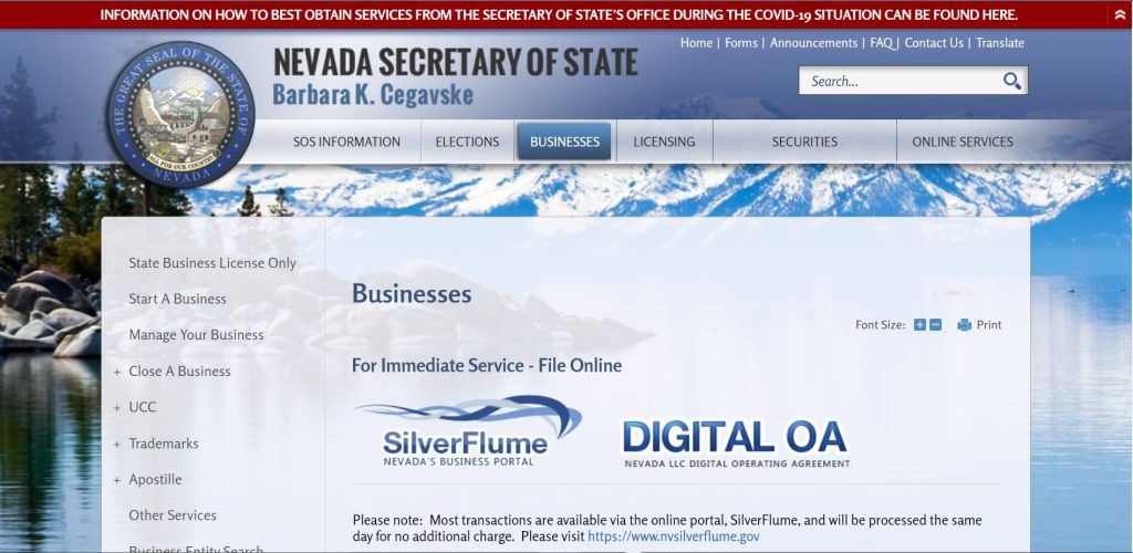 Nevada LLC Annual Report - File an LLC Annual Report in Nevada